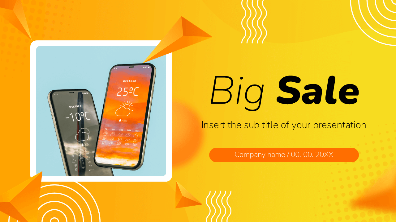 Big Sale Free PowerPoint Template and Google Slides Theme
