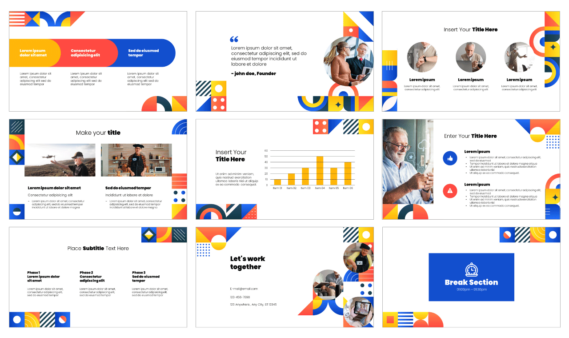 Digital Seniors Free PowerPoint Template and Google Slides Theme