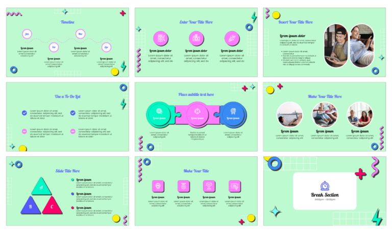 Social Activity Free PowerPoint Template and Google Slides Theme
