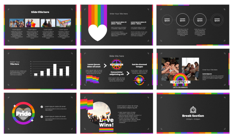 LGBT Marketing Free PowerPoint Template and Google Slides Theme