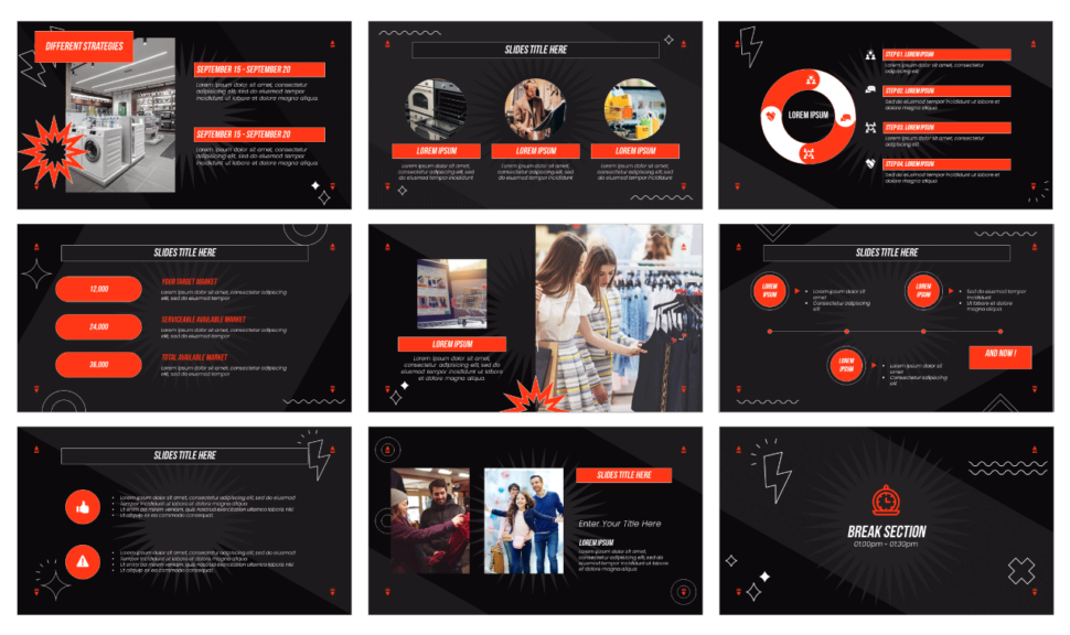 Black Friday 2021 Free PowerPoint Template and Google Slides Theme