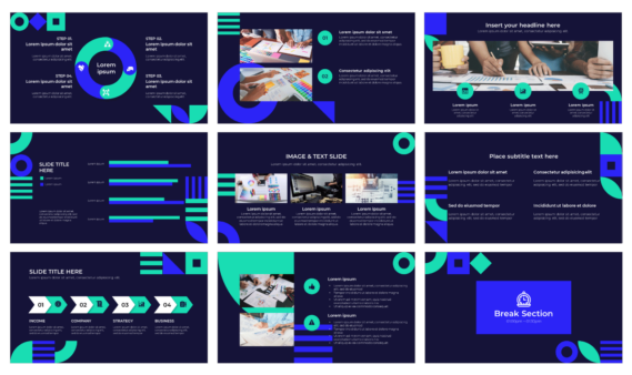Work Environment Free PowerPoint Template and Google Slides Theme