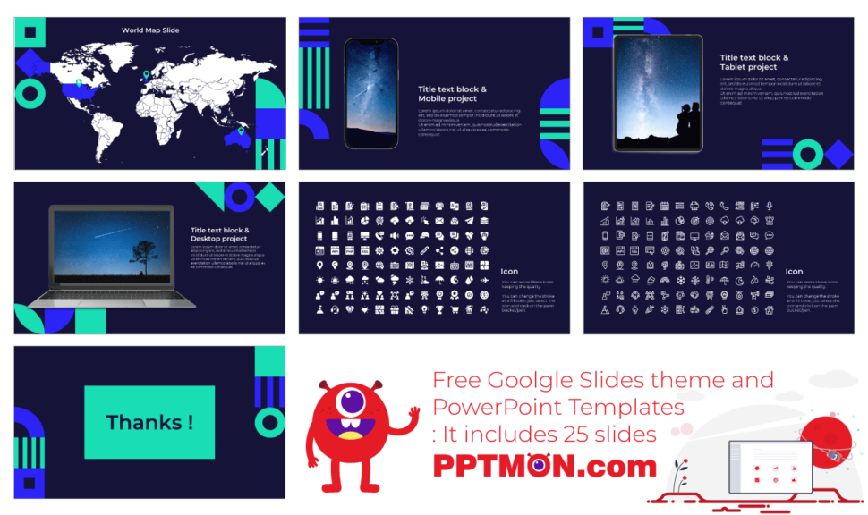 Work Environment Free PowerPoint Template and Google Slides Theme