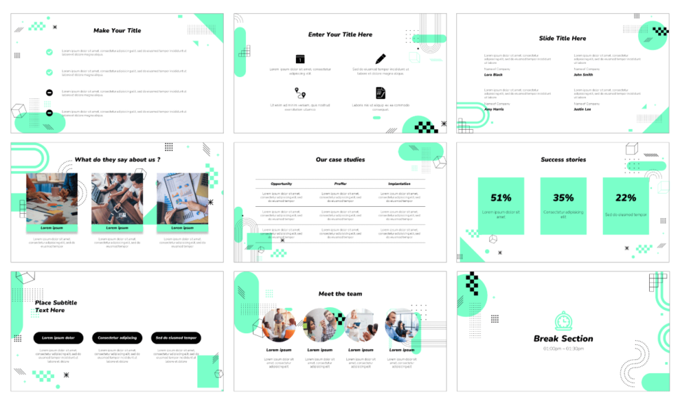 Geometry Workshop Free Google Slides Theme PowerPoint Template