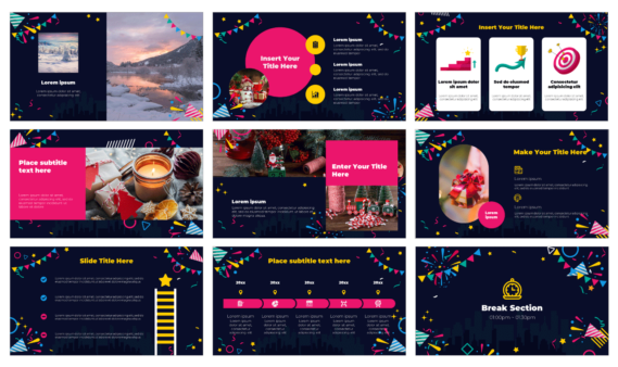 Happy New Year Free Google Slides Theme PowerPoint Template