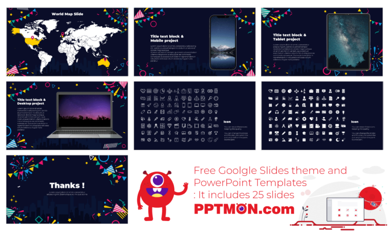 Happy New Year Free Google Slides Theme PowerPoint Template