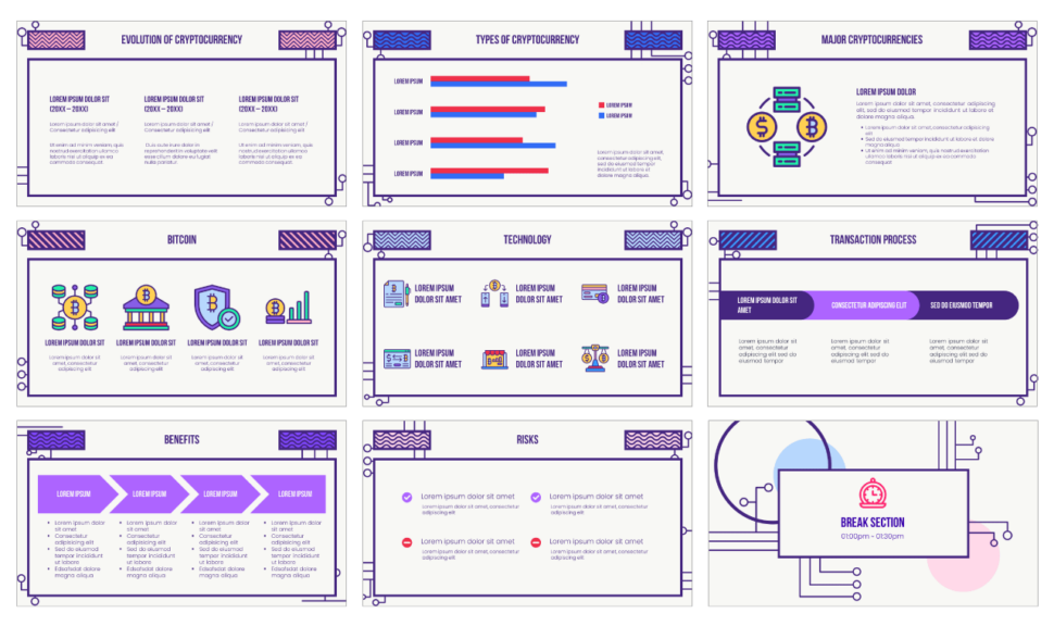 Cryptocurrency News Free Google Slides Theme PowerPoint Template