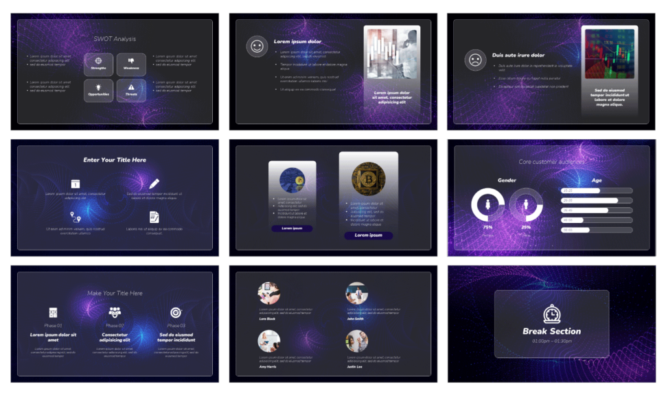 Futuristic Newsletter Free Google Slides Theme and PowerPoint Template