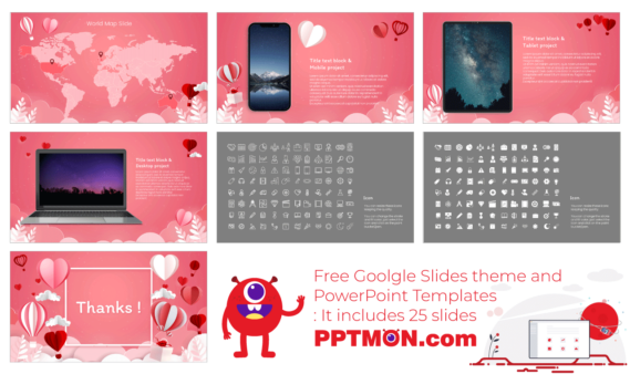 Happy Valentines Day Free Google Slides Theme PowerPoint Template