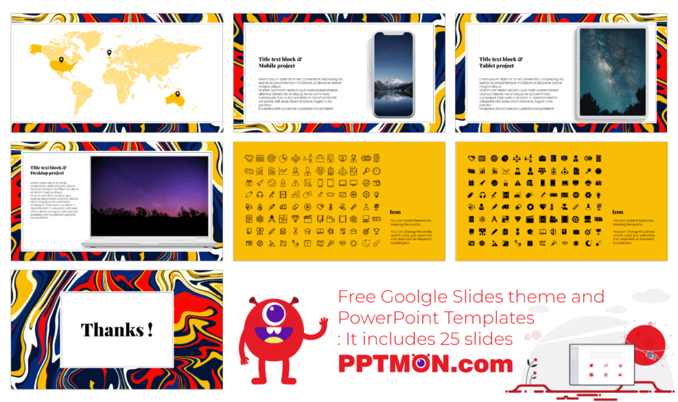 Inkscape Patterns Free Google Slides Theme and PowerPoint Template