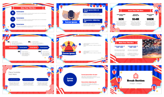 Martin Luther King Day Free Google Slides Theme PowerPoint Template