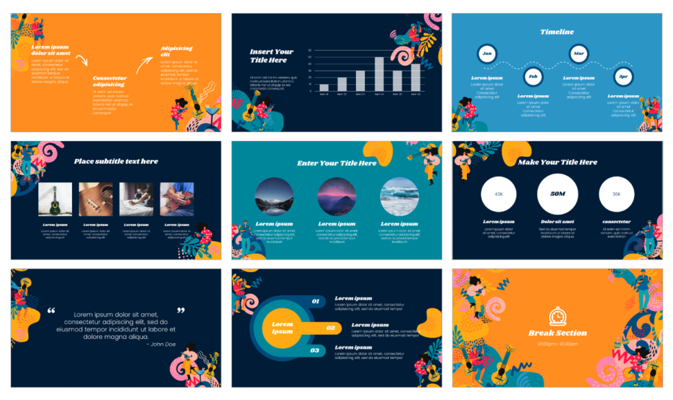 National Ukulele Day Free Google Slides Theme and PowerPoint Template