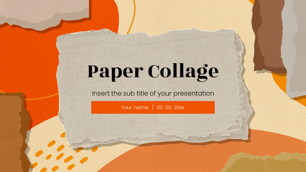 Paper Collage - Free Powerpoint templates and Google Slides themes