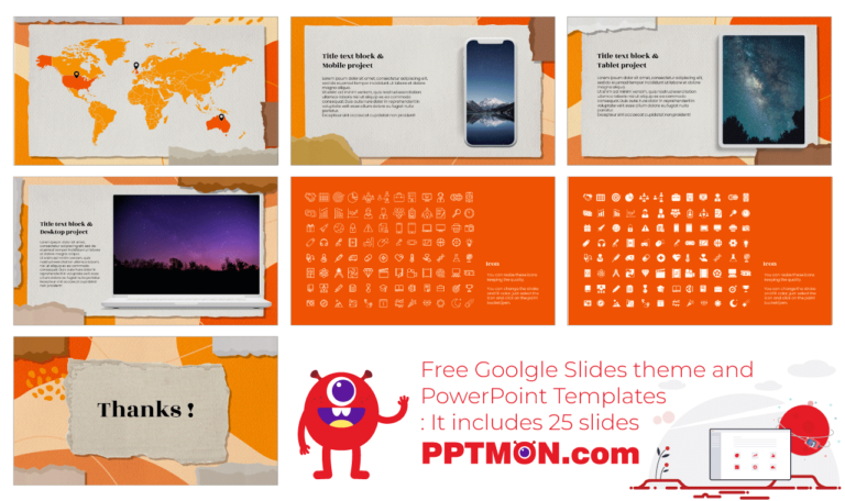 Paper Collage Free Google Slides Theme and PowerPoint Template