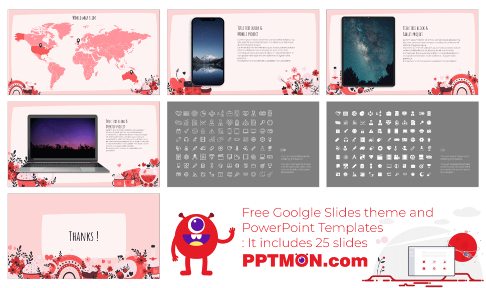 Valentines Day Card Free Google Slides Theme and PowerPoint Template
