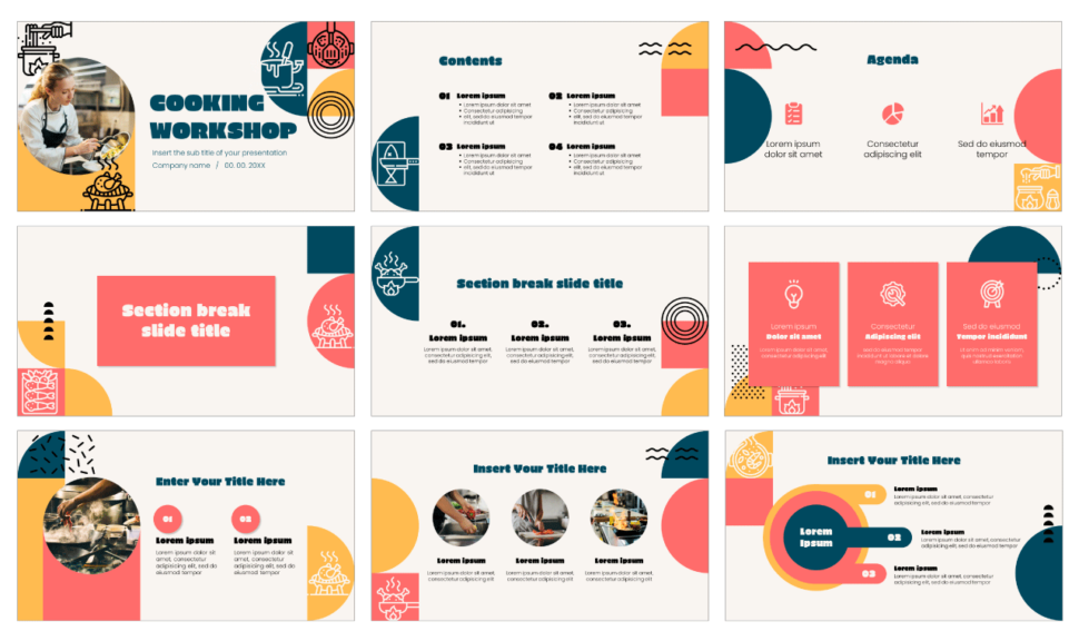 Cooking Workshop Free Google Slides Theme and PowerPoint Template