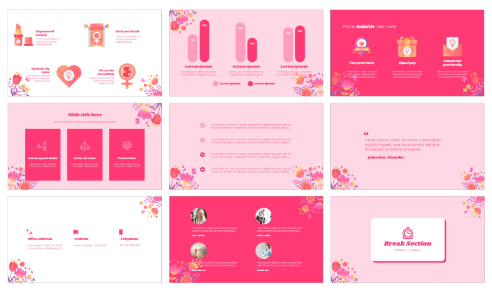 Happy Women's Day Free Google Slides Theme and PowerPoint Template