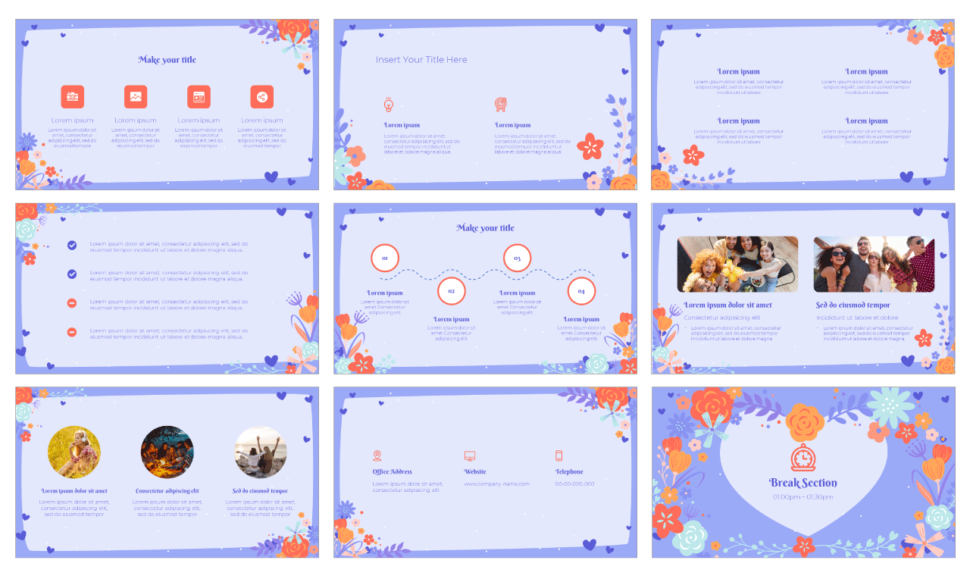 International day of happiness PowerPoint Template Google Slides Theme