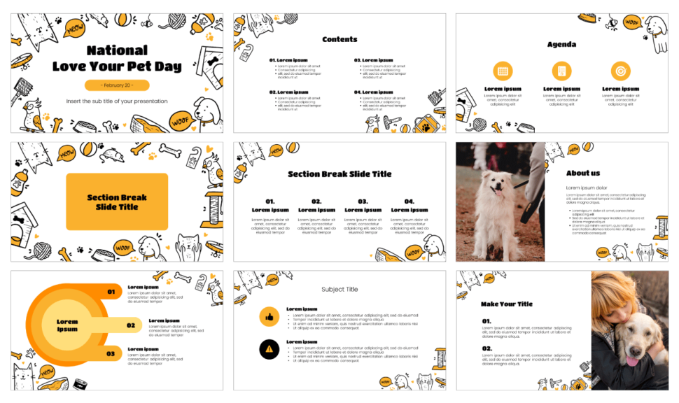 Love Your Pet Day Free Google Slides Theme and PowerPoint Template