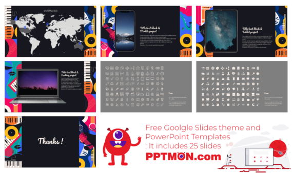 Music Lesson Free Google Slides Theme and PowerPoint Template