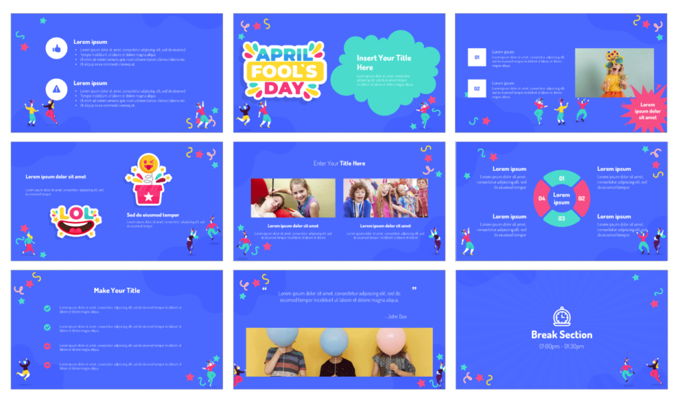 Fools Day Free Google Slides Theme and PowerPoint Template