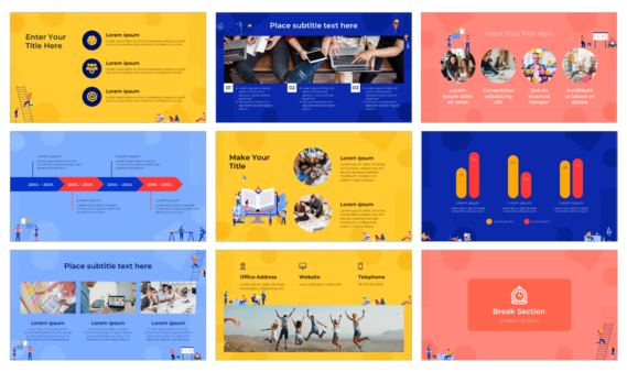 Using Study Groups Effectively Google Slides Theme PowerPoint Template