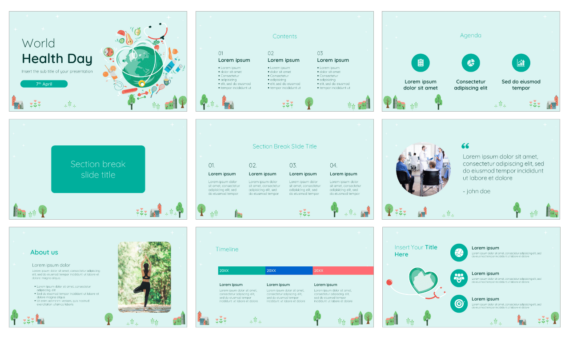 World Health Day Free Google Slides Theme and PowerPoint Template