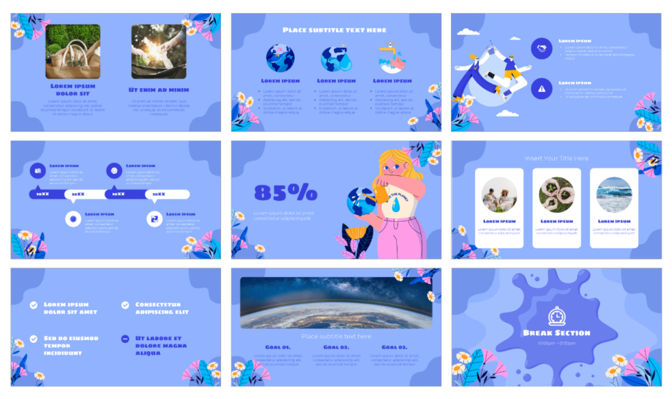 World Water Day Free Google Slides Theme PowerPoint Template