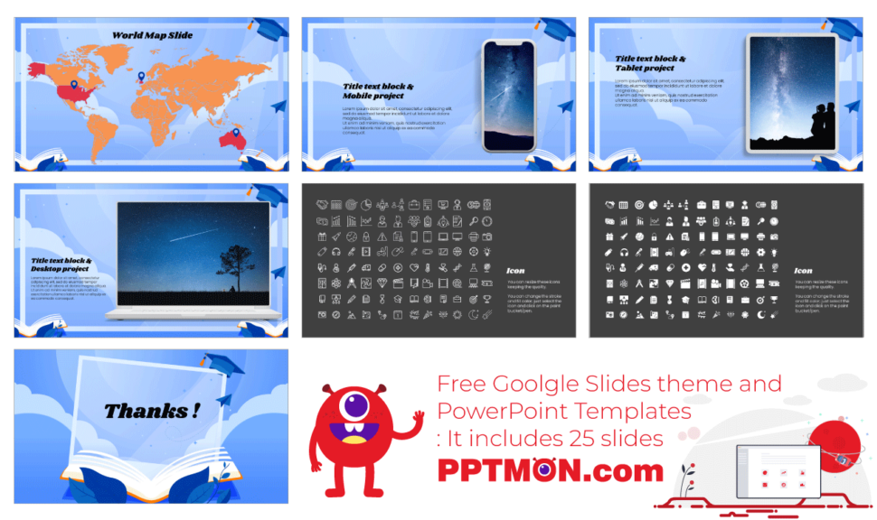 Congratulations Graduation Free Google Slides and PowerPoint Template