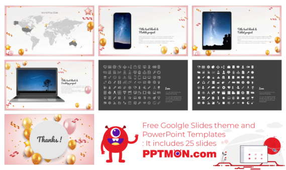 Happy Birthday Free Presentation Template-Google Slides and PowerPoint