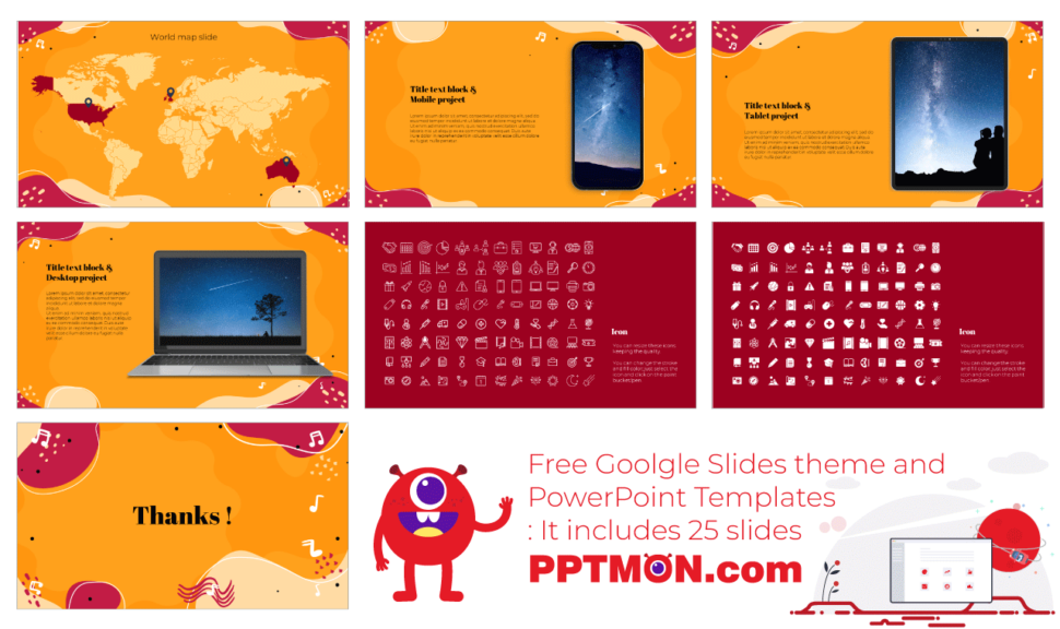 Jazz Day Free Presentation Template - Google Slides and PowerPoint