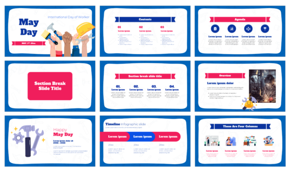 May Day Presentation Template - Google Slides PowerPoint Theme