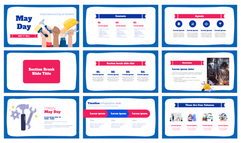 May Day Presentation Template - Google Slides PowerPoint Theme