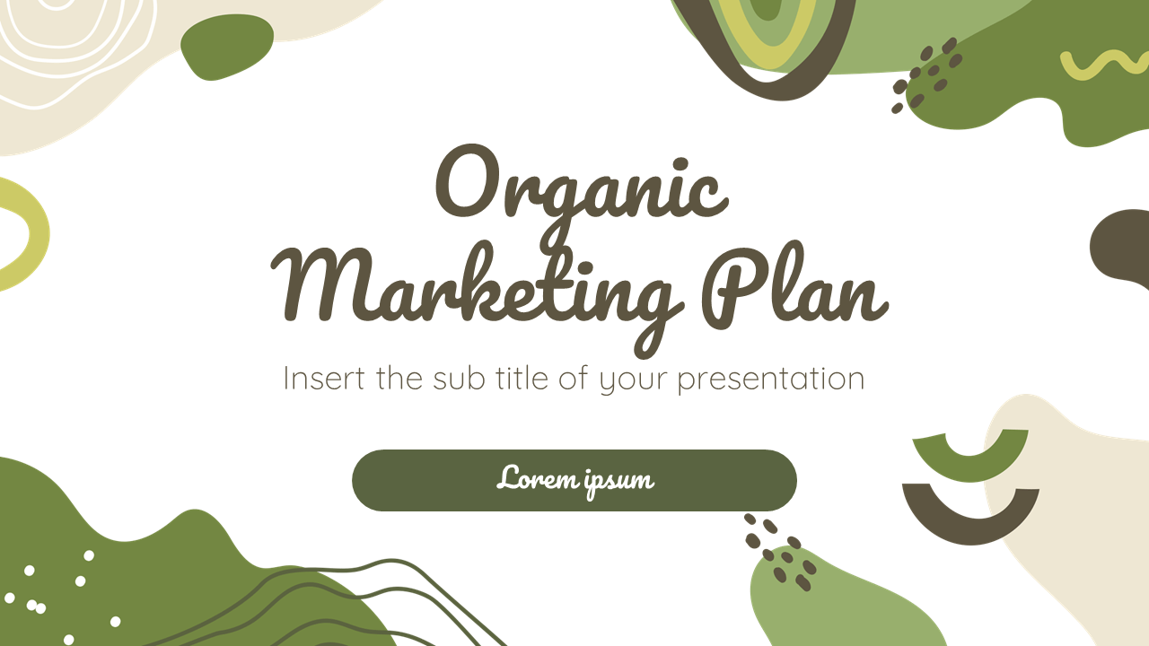 Organic Marketing Plan Free Google Slides Theme PowerPoint Template