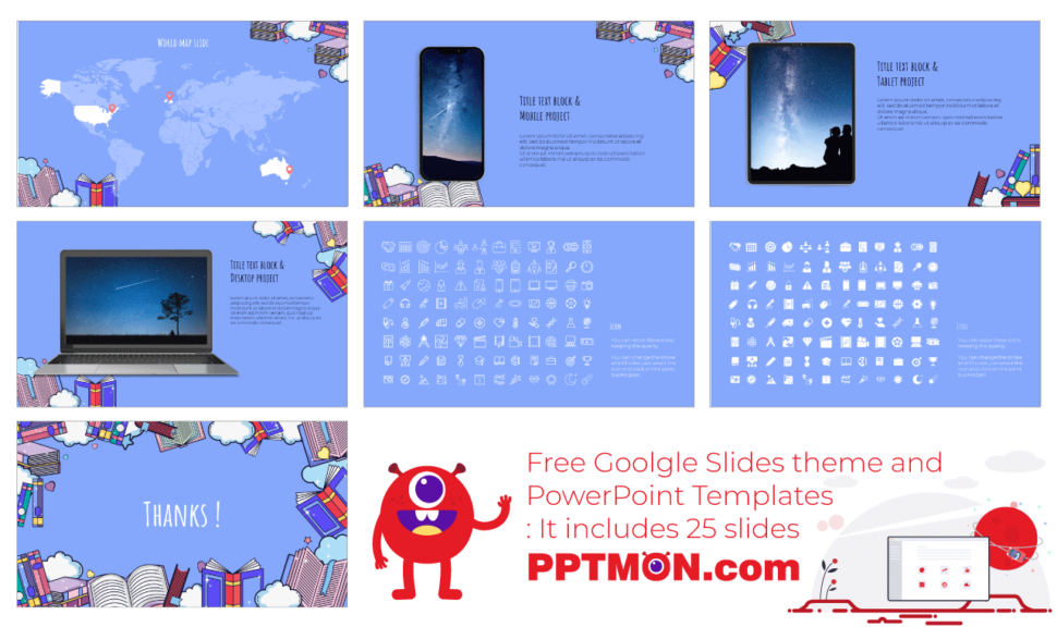 Book Day free Google Slides and PowerPoint template