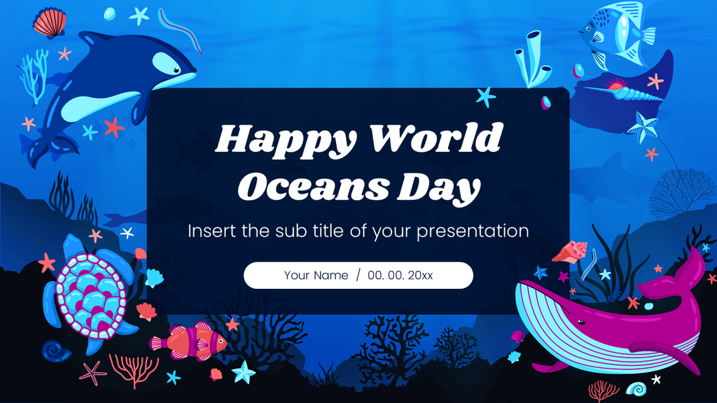 World Oceans Day - Free Powerpoint templates and Google Slides themes