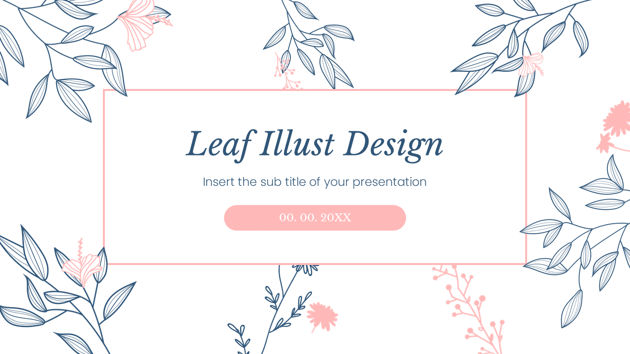 Leaf Illust Free Google Slides Theme and PowerPoint Template