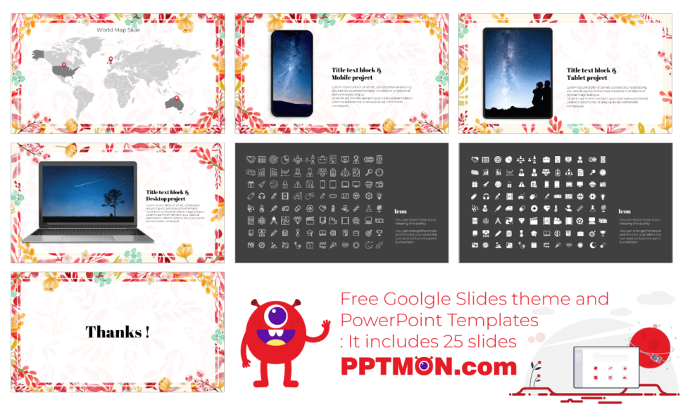 Love Match Free Presentation Template - Google Slides and PowerPoint