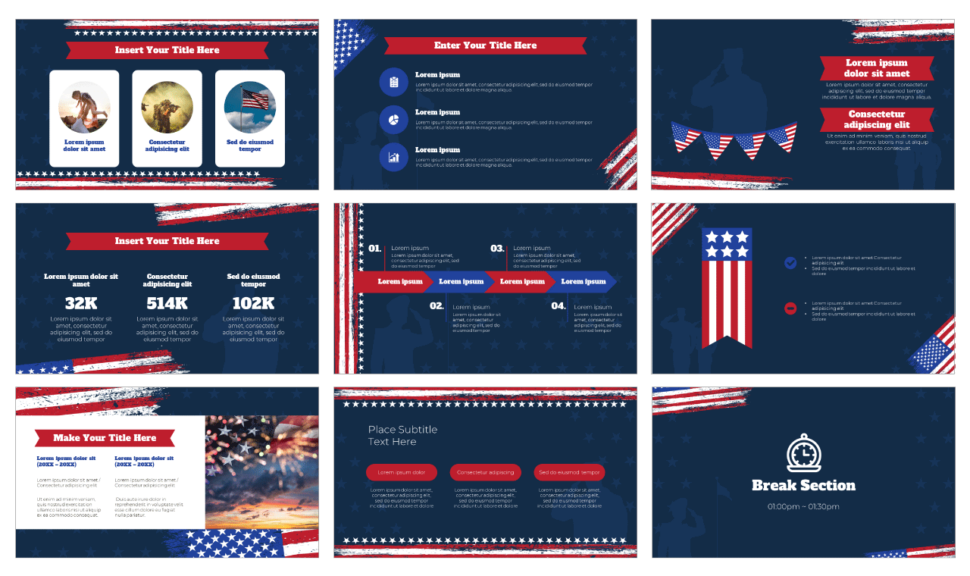 Memorial Day Free Google Slides Theme PowerPoint Template