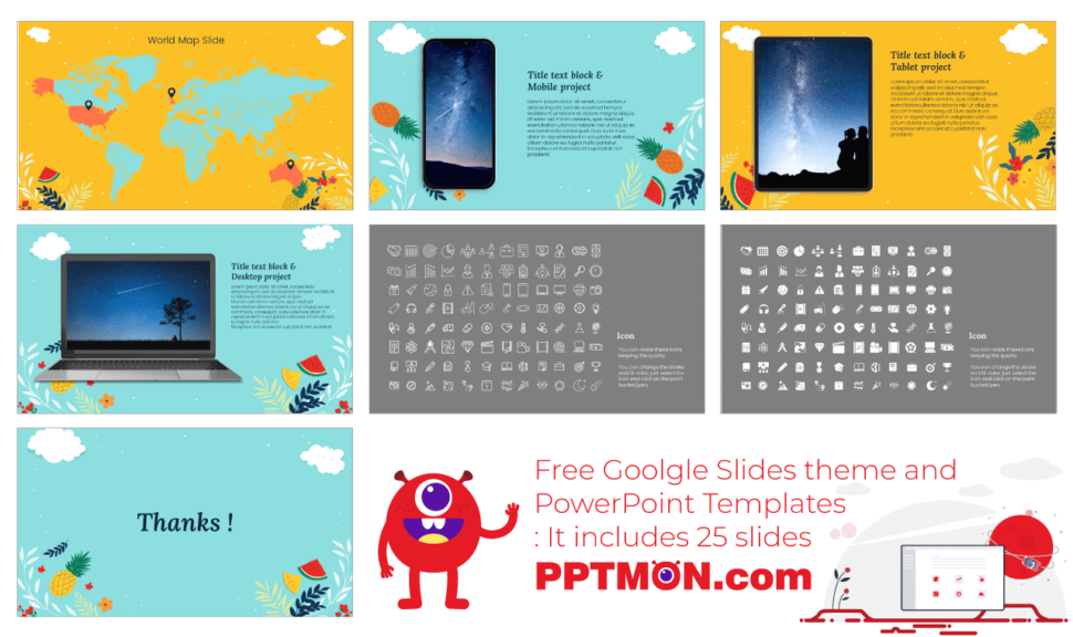 Midsummer Newsletter Free Google Slides Theme PowerPoint Template