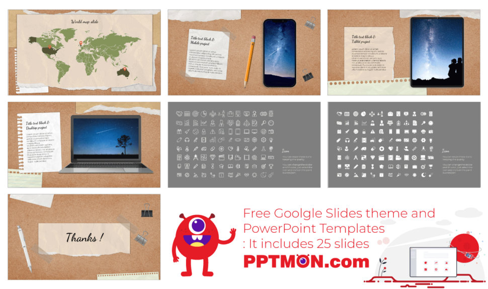 Collage Slides Free Presentation Template - Google Slides PowerPoint