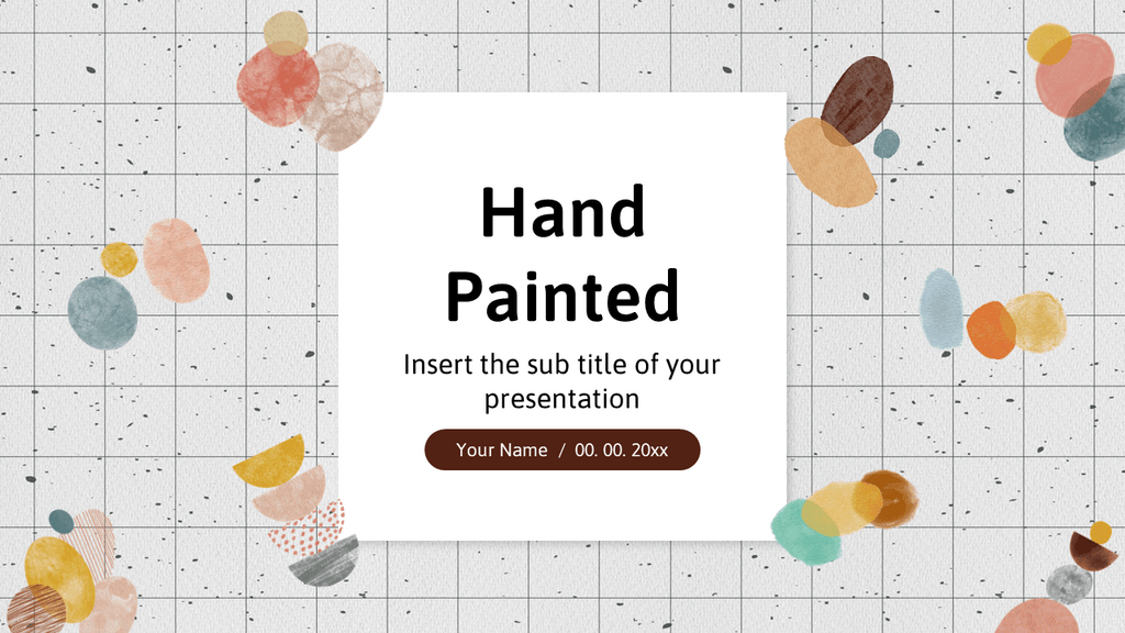 Hand Painted - Free Powerpoint templates and Google Slides themes