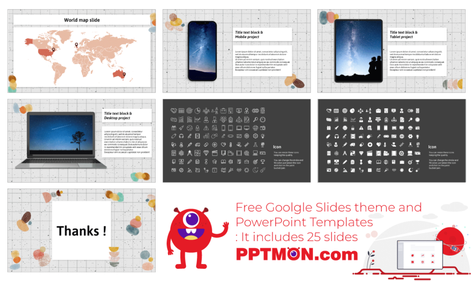 Hand Painted Free Google Slides Theme PowerPoint Template