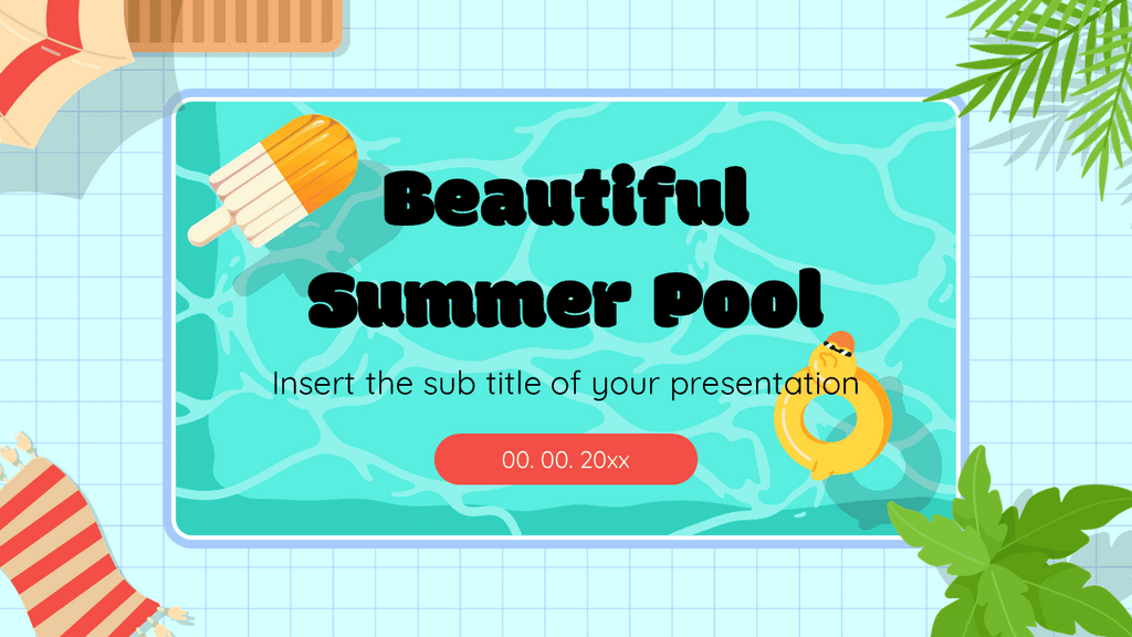 Pool - Free Powerpoint templates and Google Slides themes