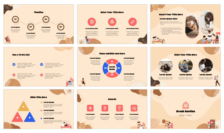 Book Lovers Free Google Slides PowerPoint Template