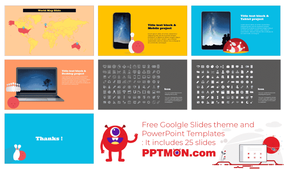 Bowling Champions Free Google Slides PowerPoint Template
