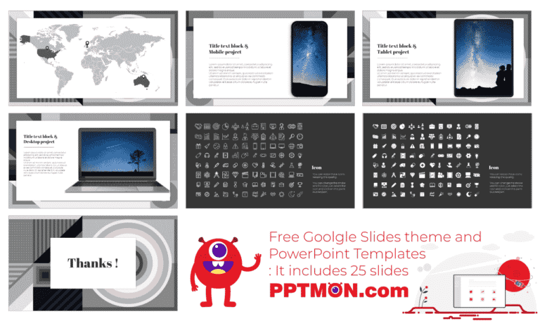 Grayscale Newsletter Free Presentation Template