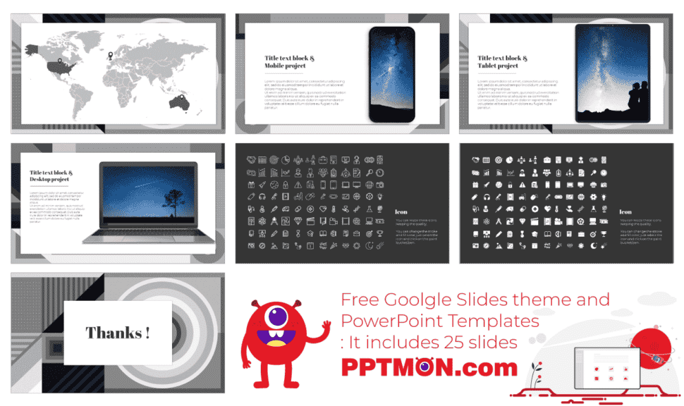 Grayscale Newsletter Free Presentation Template