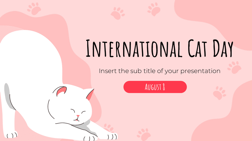 Cat - Free Powerpoint templates and Google Slides themes
