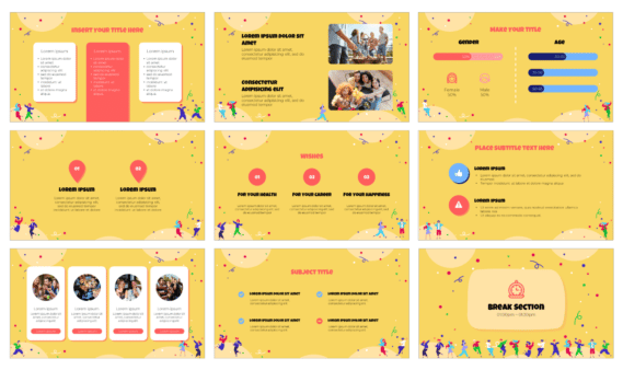 International Friendship Day Google Slides Theme PowerPoint Template